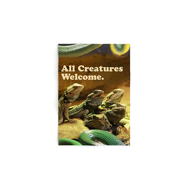 All Creatures Welcome Poster | Stranger Things | ReplicaPropStore