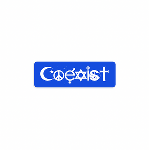 Coexist Sticker Bumper | Deadpool & Wolverine | ReplicaPropStore