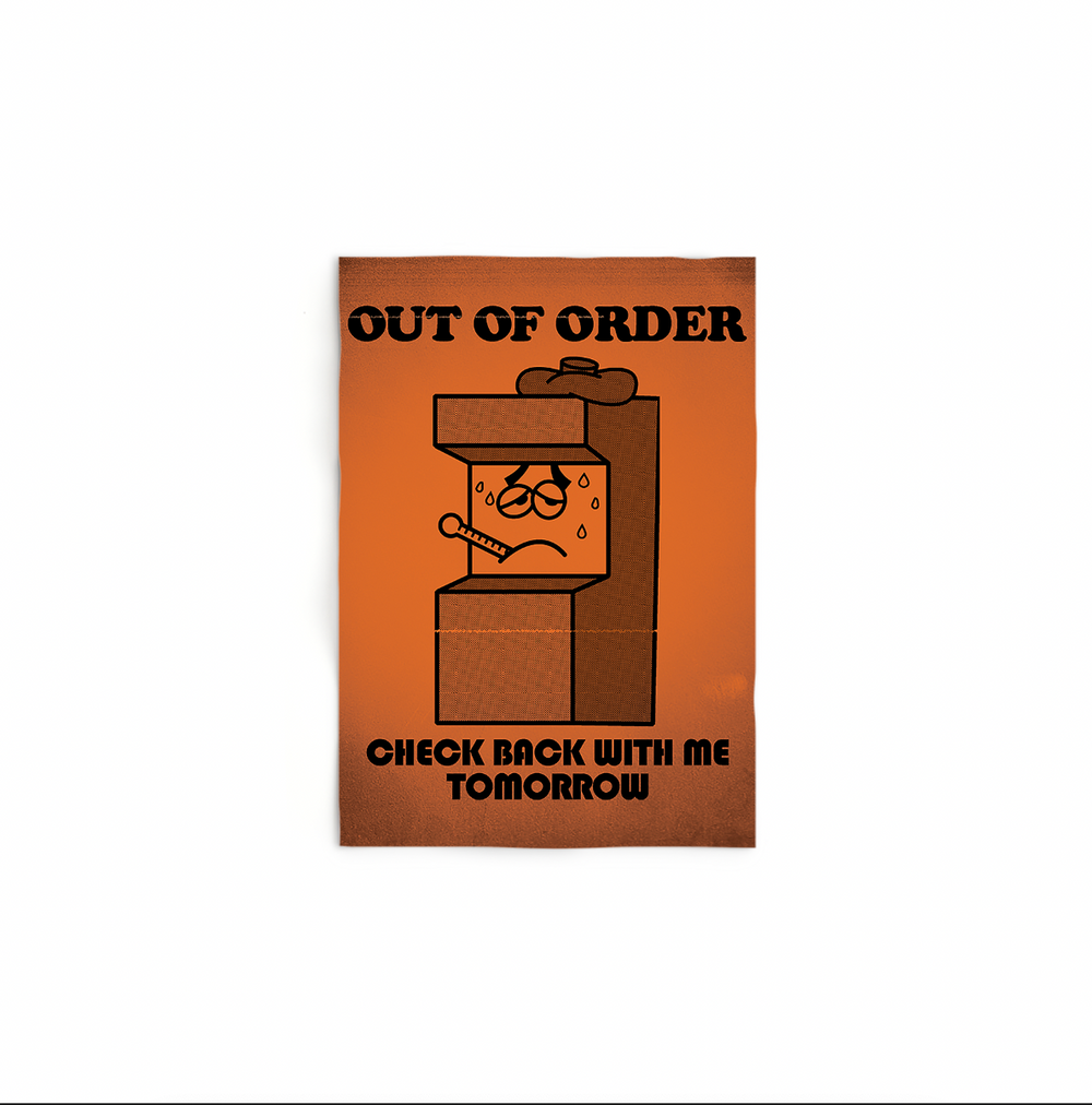 Out Of Order Notice Flyer | Wreck It Ralph | ReplicaPropStore