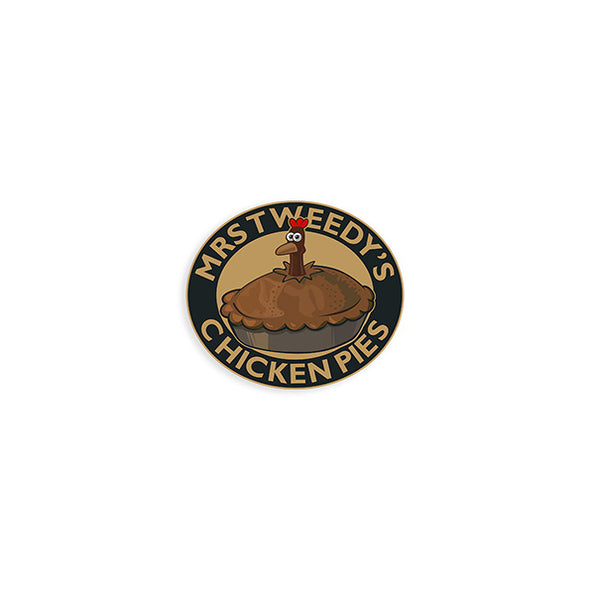 Mrs Tweedy's Chicken Pies Sticker | Chicken Run | ReplicaPropStore