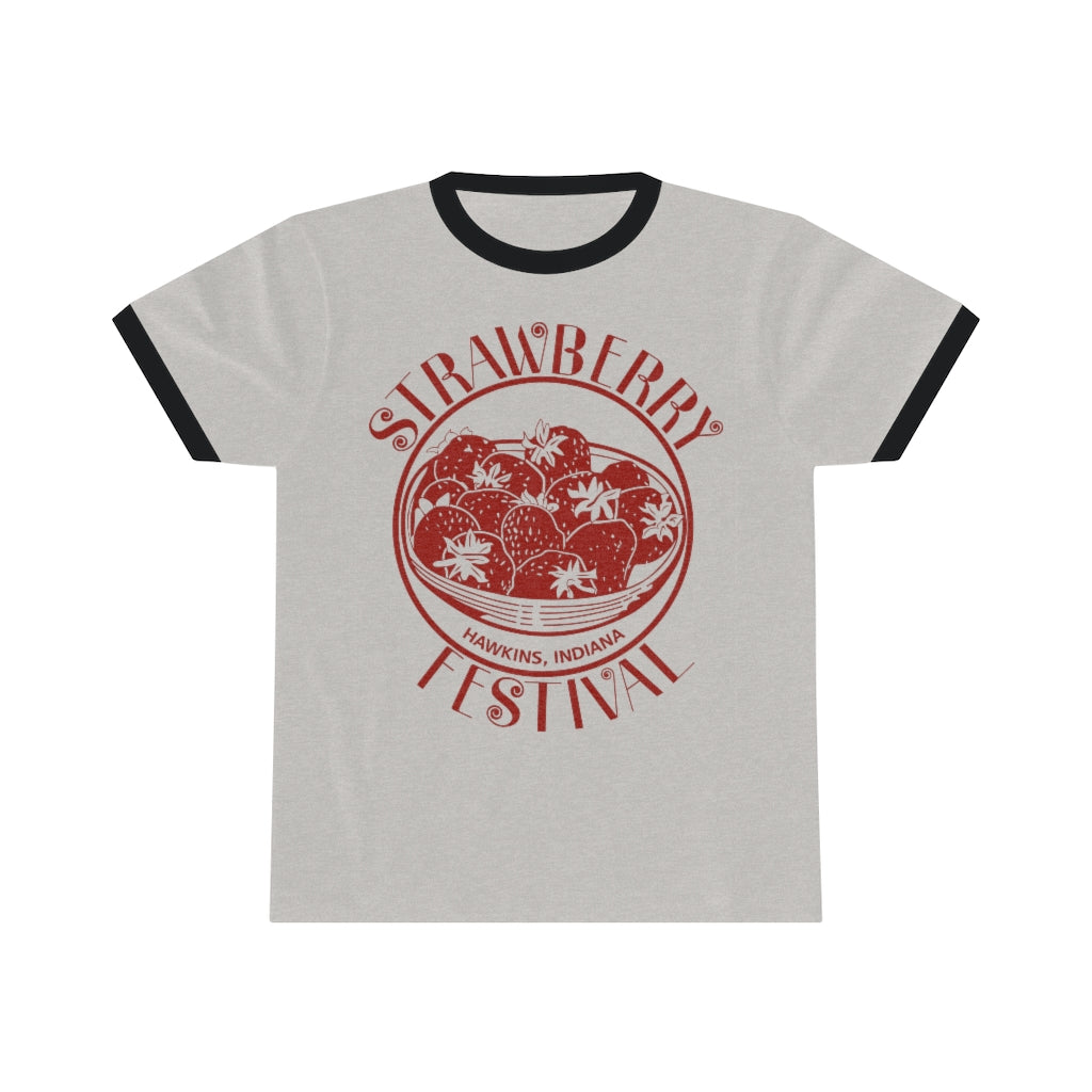 Strawberry Festival Ringer Tee Stranger Things 4