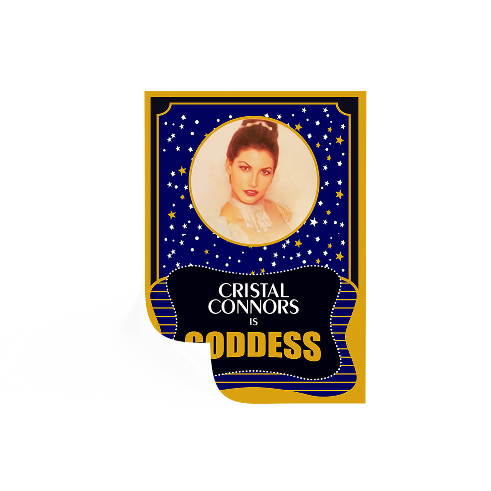 Crystal Connors Is Goddess Poster | Showgirls | ReplicaPropStore