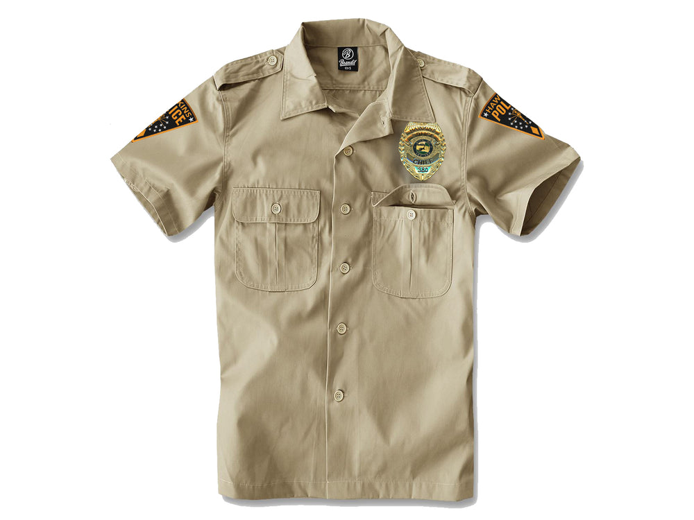 Jim Hopper Uniform Shirt Hawkins Police | Stranger Things ...
