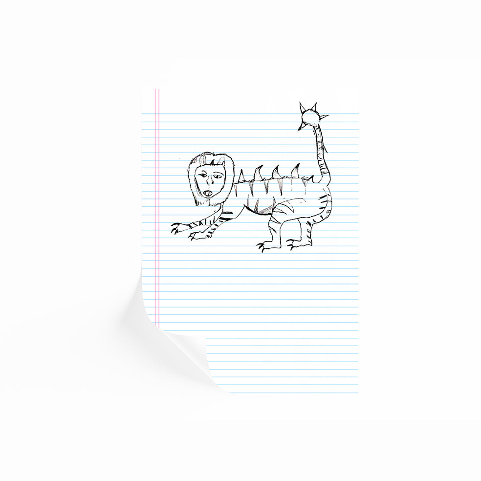 Napoleon Dynamite Liger Drawing