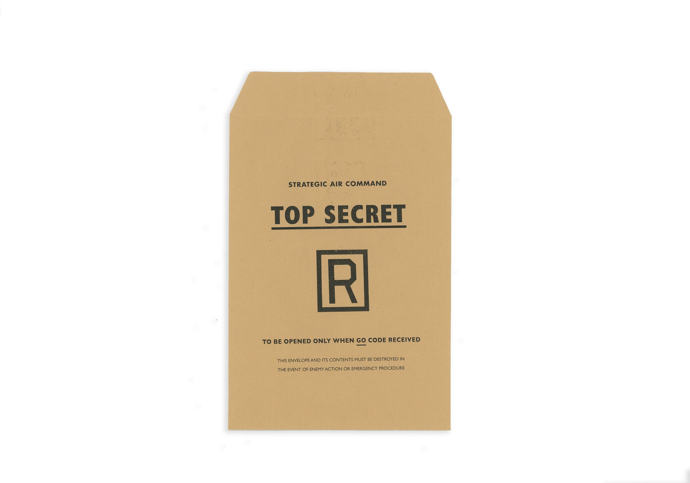 Top Secret Envelope | Dr Strangelove | ReplicaPropStore