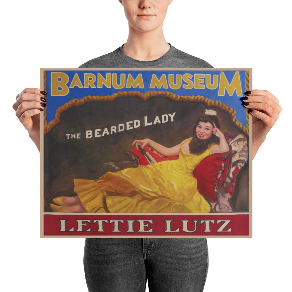 Bearded Lady Poster