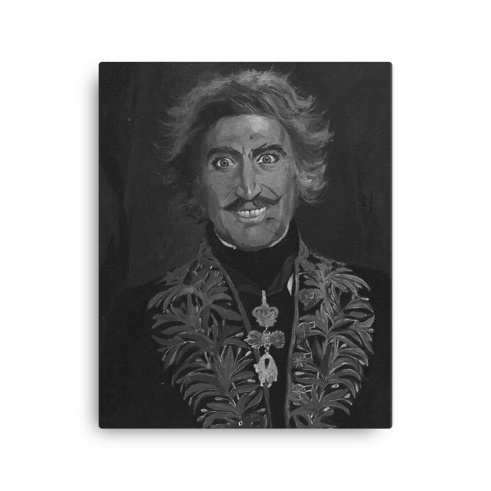 Young Frankenstein Smiling Painting Canvas | ReplicaPropStore