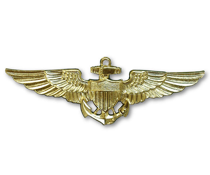 Aviator Metal Pilot Captain Badge Wings | Top Gun | ReplicaPropStore